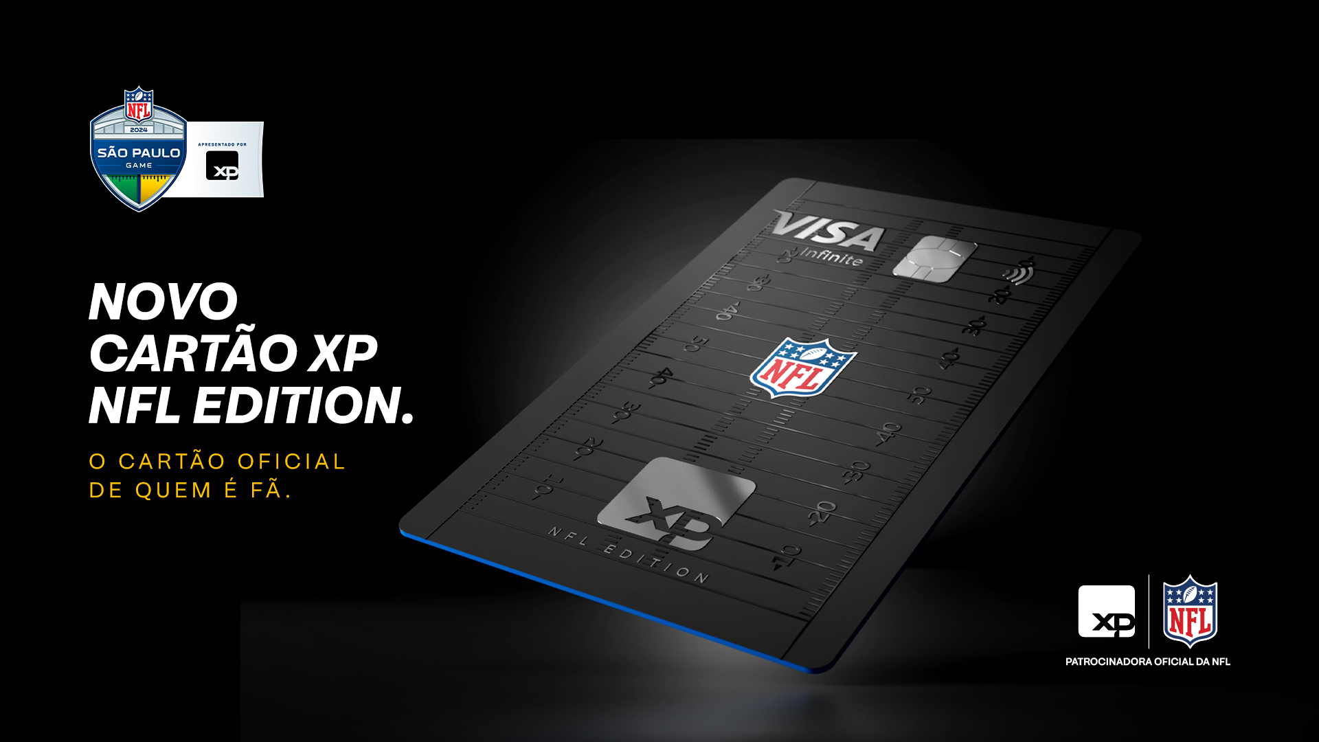 XP lança Cartão XP Visa NFL Edition com design exclusivo e edição ...